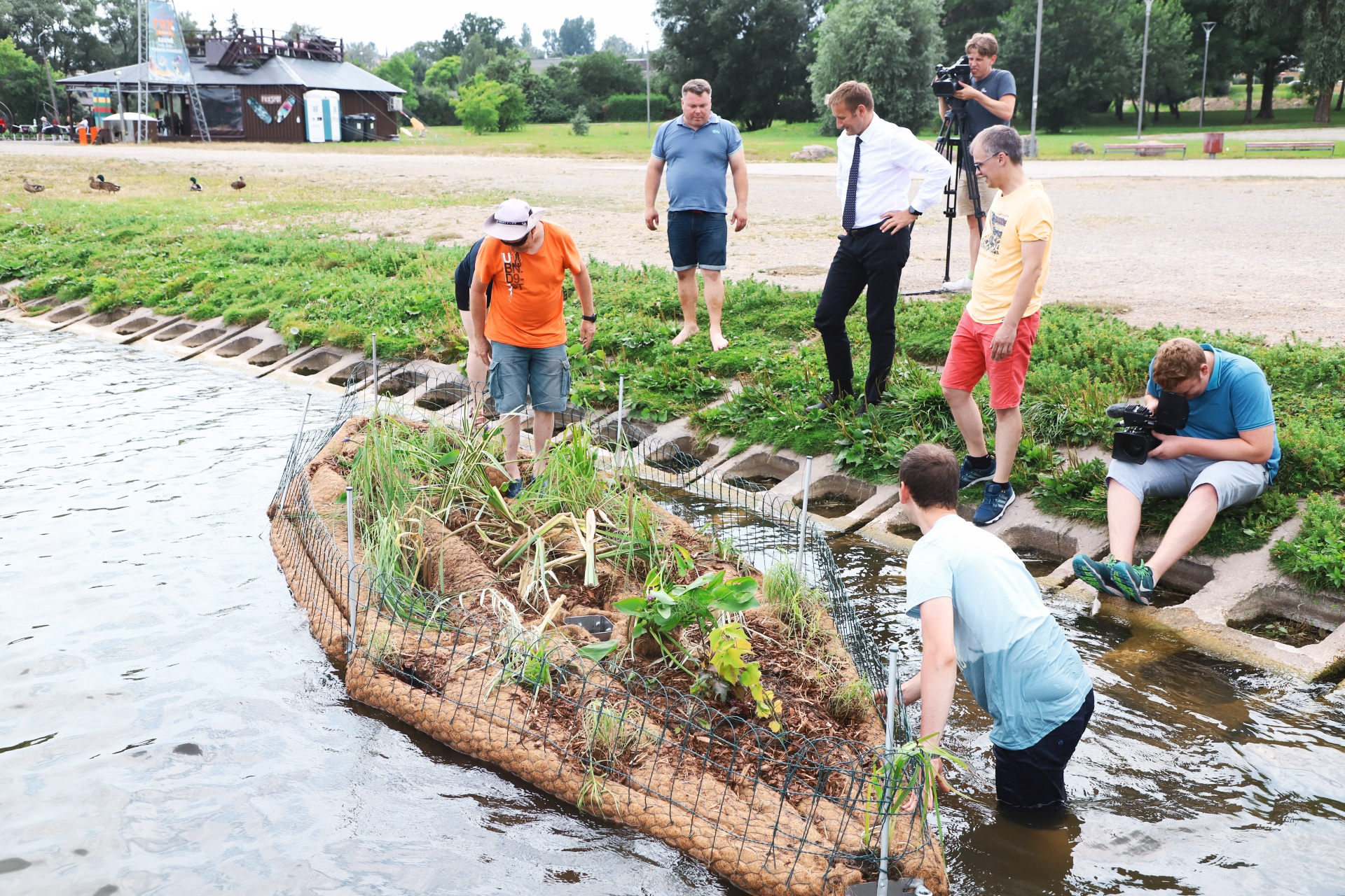 An artificial island built by researchers of Klaipėda University - EU ...