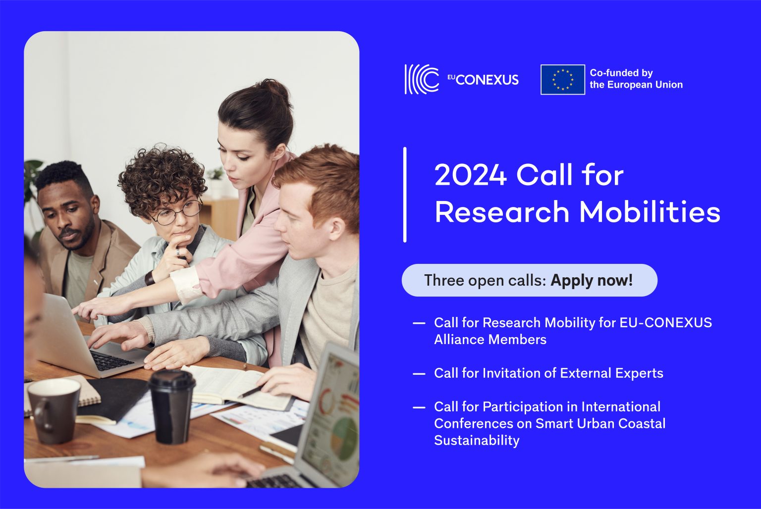 EU-CONEXUS launches 2024 Call for Research Mobilities - EU-CONEXUS