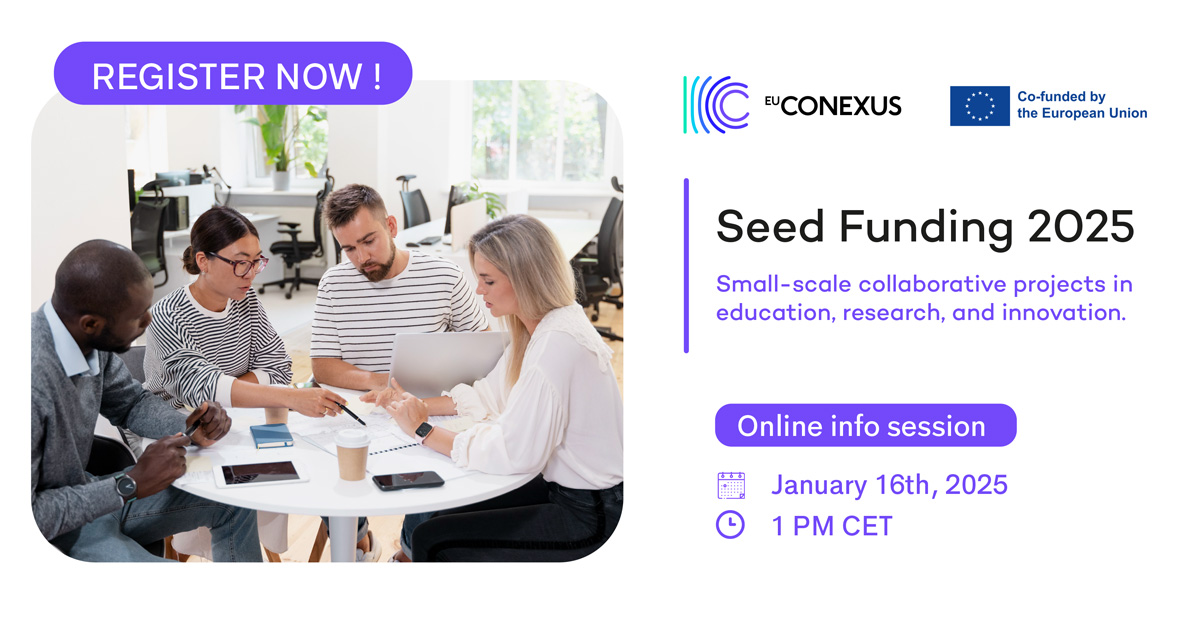Webinar "Seed Funding 2025" - EU-CONEXUS